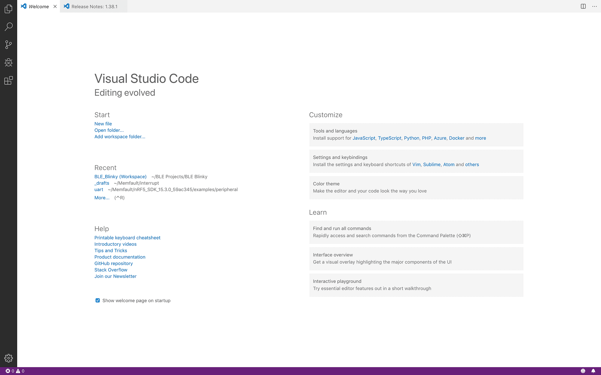 nRF52 Development using Visual Studio Code [macOS] | Novel Bits