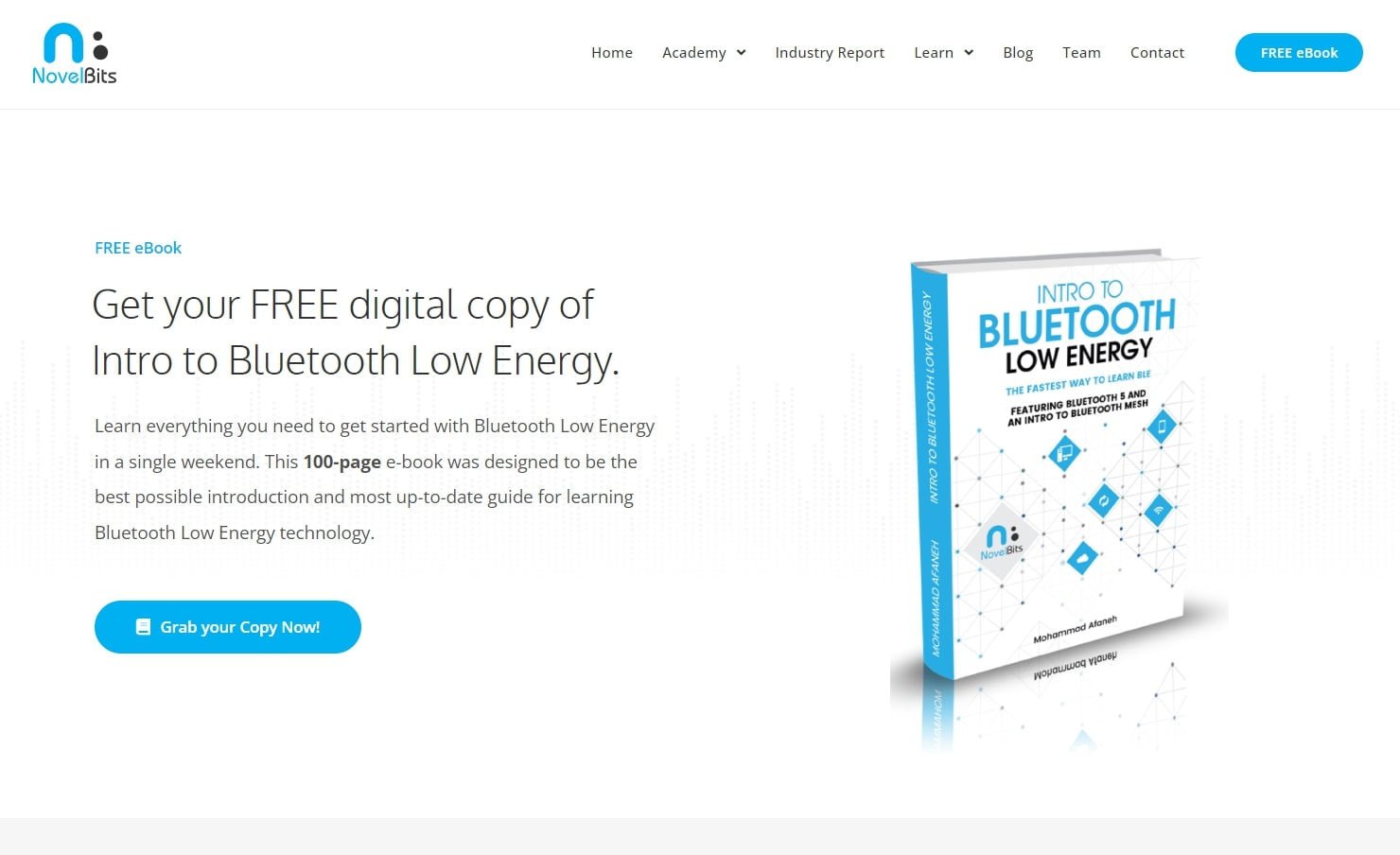 Intro to Bluetooth Low Energy e-book [FREE] | Novel Bits